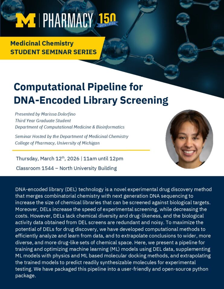 Medicinal Chemistry Graduate Student Seminar Series: Marissa Dolorfino ...